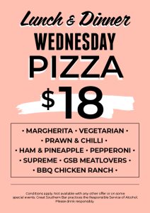 Daily Drink & Food Specials | Great Southern Bar